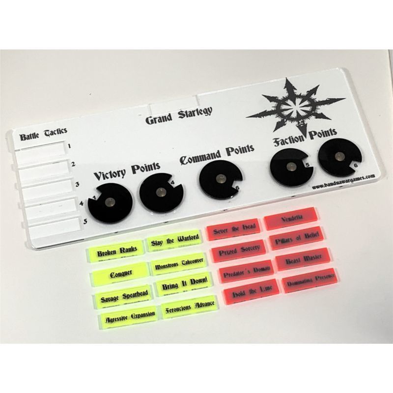 Bandua Wargames Chaos AoS 3 Ed Command Console Warhammer points ...