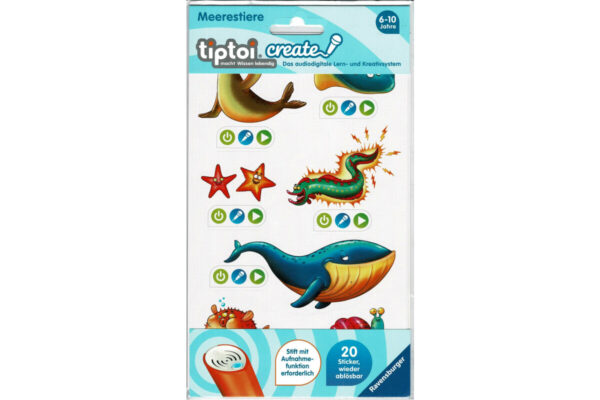 tiptoi® 20 Sticker Meerestiere – Spielium.de