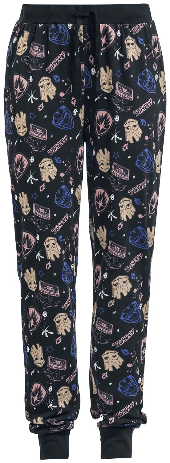 Guardians Of The Galaxy Groot – Symbols Pyjama-Hose schwarz in XL ...